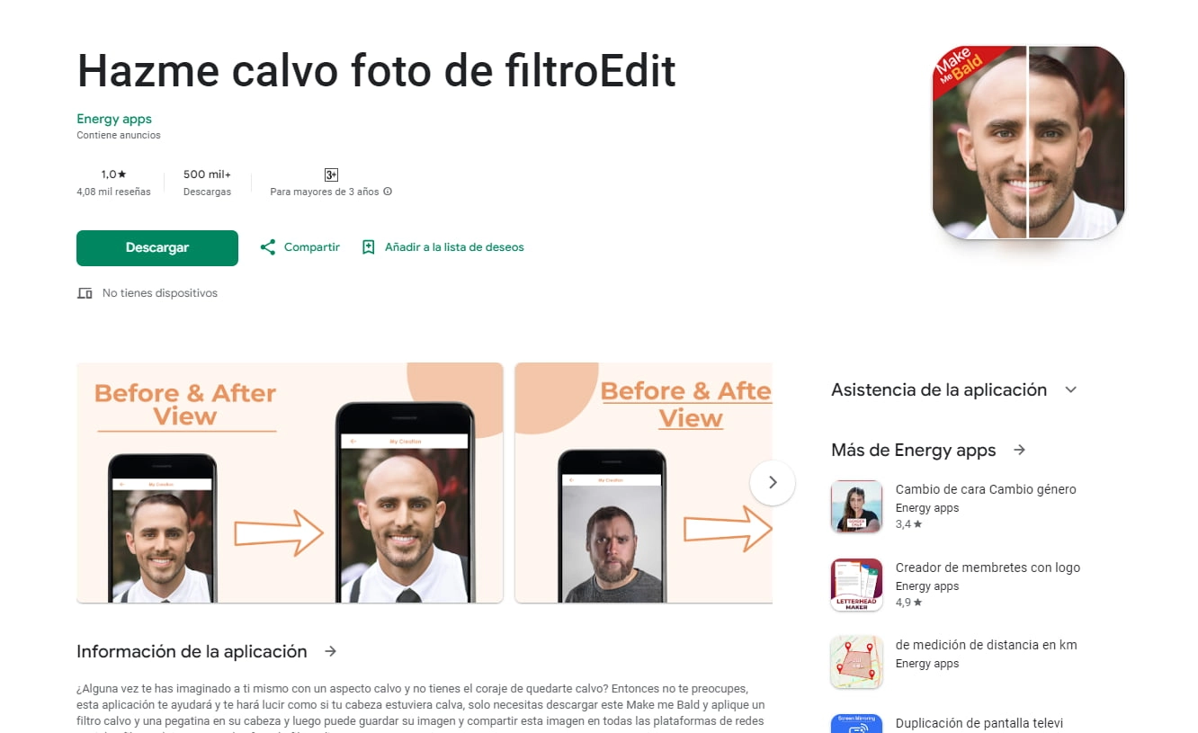 ¡Descubre cómo te verías calvo con 4 filtros de calvo IA!