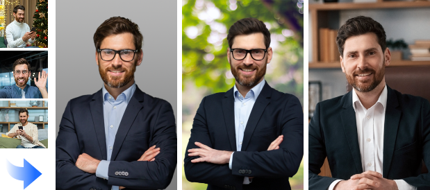 Generador de Foto para Currículum: Crea Fotos para CV con IA Gratis | Vidnoz