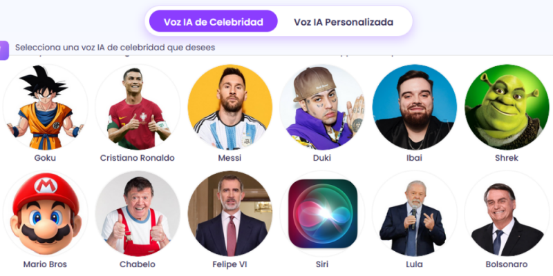 Generador de Voz de Robot con IA Gratis Online mediante Texto a Voz